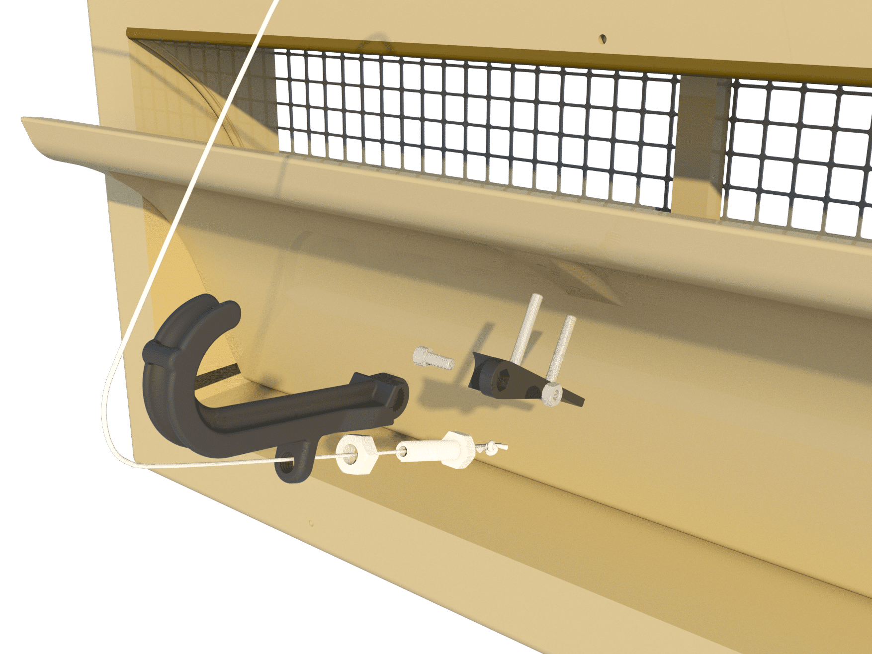 Приточный клапан, модель 3000-VFBG-C - DAHMIRA